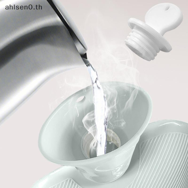 Ahlsen0 1 PC 500ml กระติกน้ําร้อนสีทึบหนา PVC ยางซิลิโคนขวดน้ําร้อนชลประทานมืออุ่น Warm Palace ...