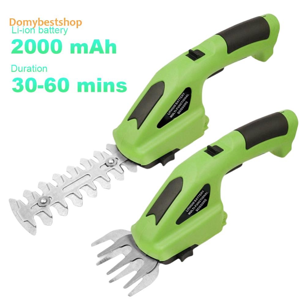 ~ 2 in 1 Handheld Hedge Trimmer 2000mAh แบตเตอรี่สวนกรรไกรตัดแต่งกิ่ง ...