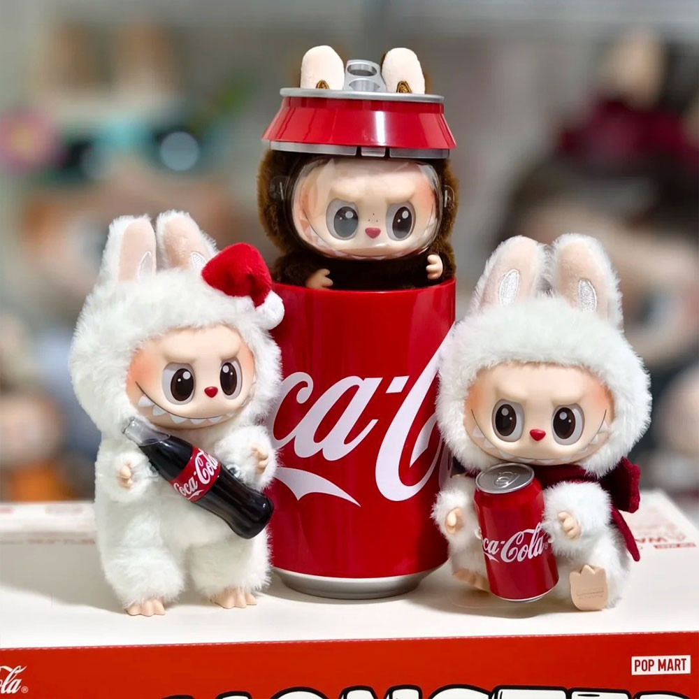 Labubu Coca-Cola vinyl face series กล่องตาบอด labu ฟิกเกอร์สามรุ่น มา ...