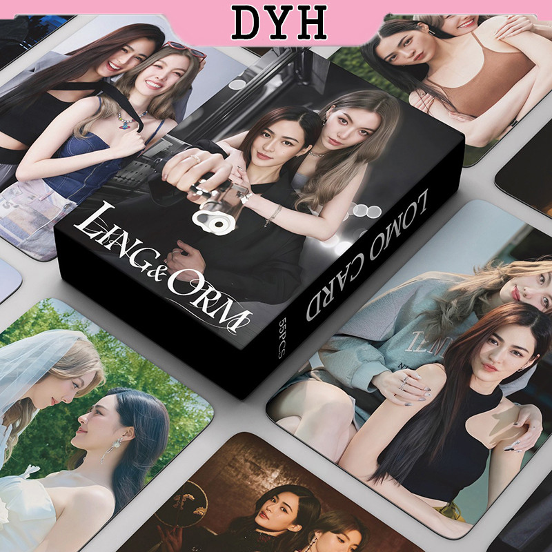 55 ชิ้น/กล่อง LINGORM Photocard 2025 ความลับของเราละครไทย LingLing MeiLing LOMO Card เท่านั้น ...