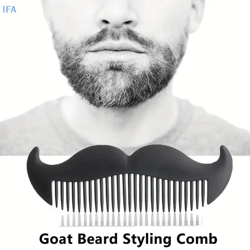 IFA ผู้ชายหวีสีดํา Mini Pocket Beard หวีสําหรับชายพลาสติก Moustache ...