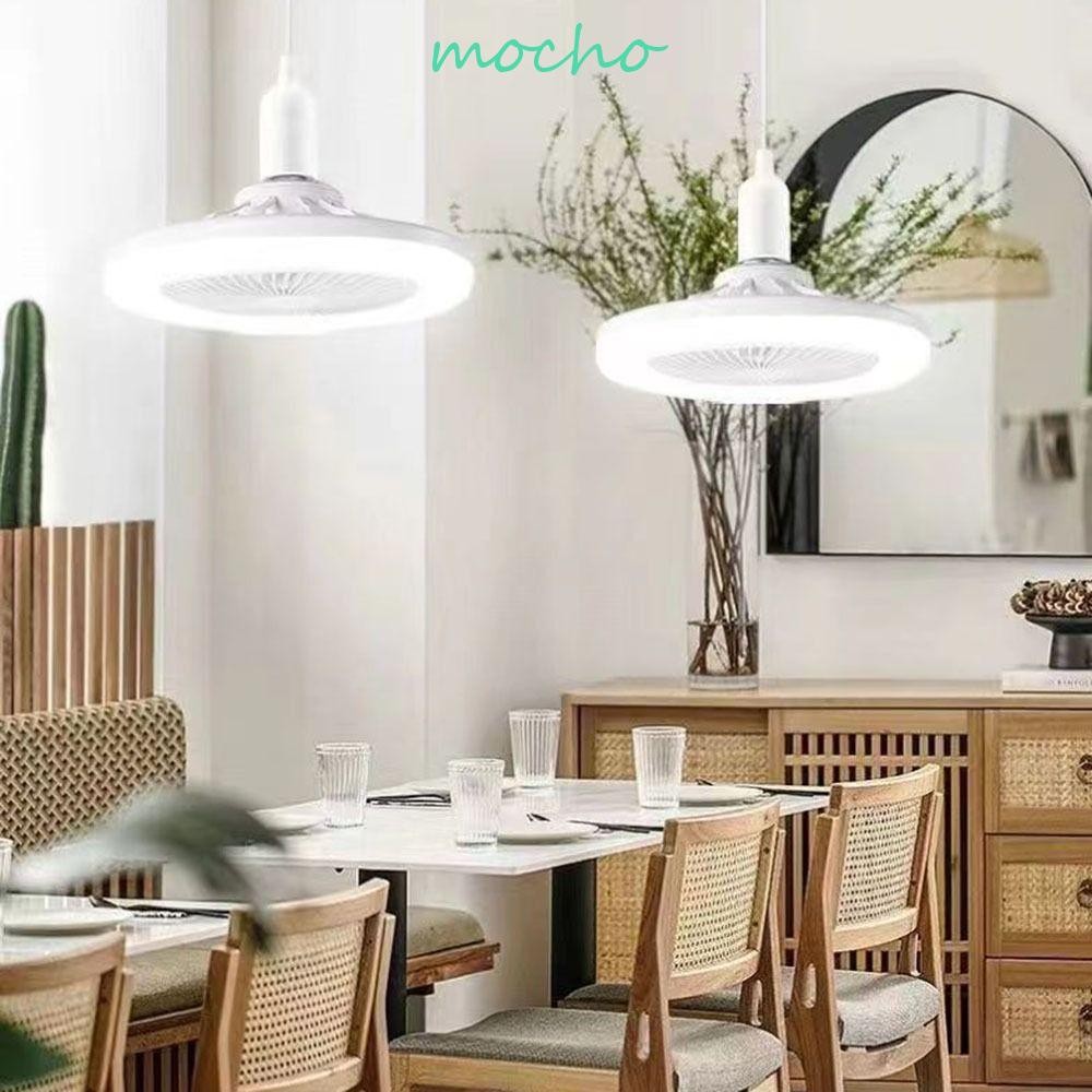 Mocho E27 พัดลม,หรี่แสงได้ ABS E27 พัดลมโคมไฟ,โมเดิร์นปรับ E27 เกลียวผู้ถือโคมไฟ 360 องศาการหมุน ...