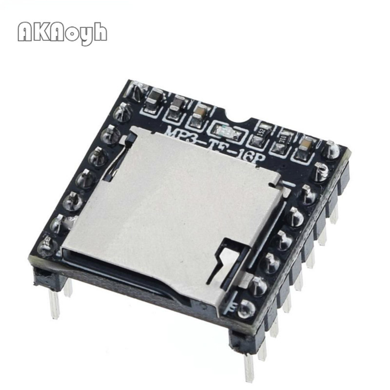 Dfplayer โมดูลเครื่องเล่น MP3 V3.0 16P การ์ด TF ดิสก์ U DF | Shopee ...