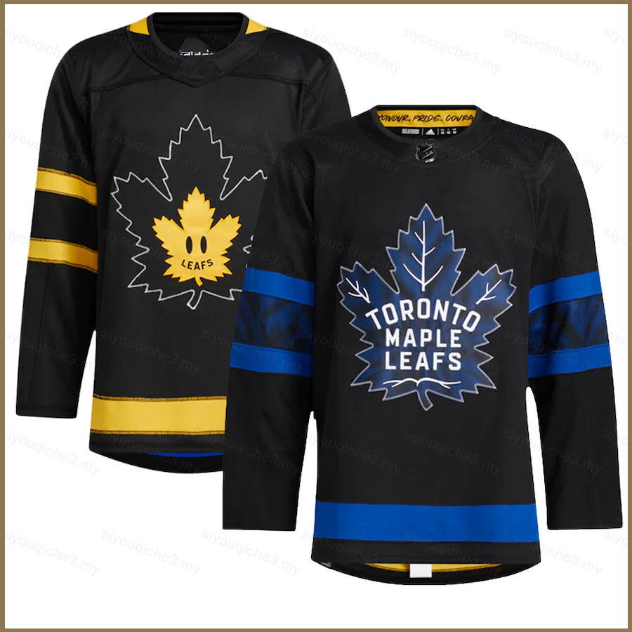 Sy3 】 NHL แท ้ Toronto Maple Leafs x drew Jersey Home เสื ้ อยืดแขนยาว ...