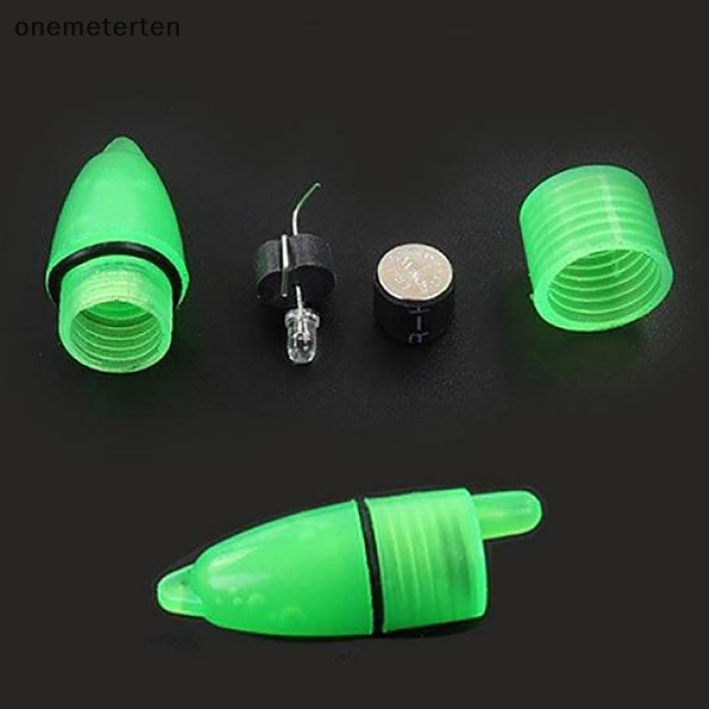 Rten 10 ชิ้น/เซ็ต Led Luminous Fishing Bells Alarm คลิปพลาสติก Night ...