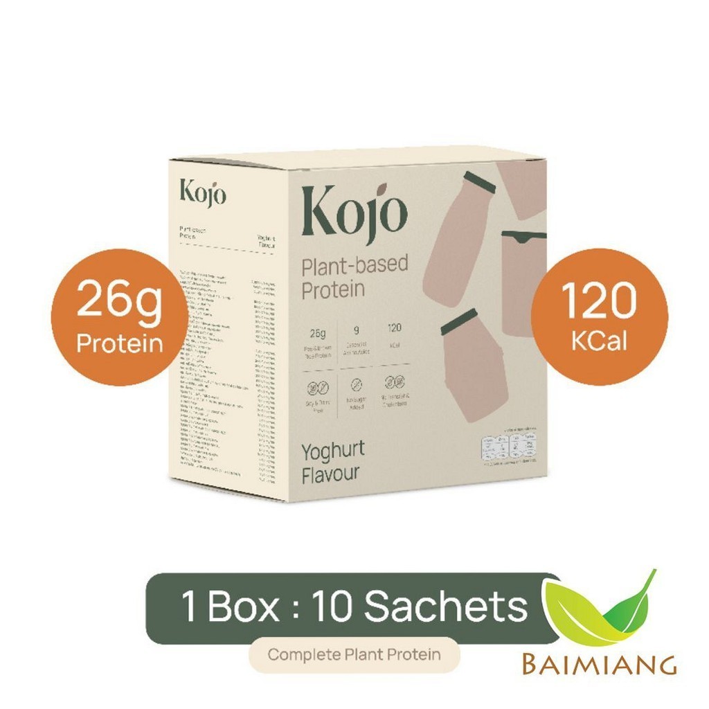 KOJO โปรตีนจากพืช รสโยเกิร์ต ขนาด 350 g. (04459) | Shopee Thailand