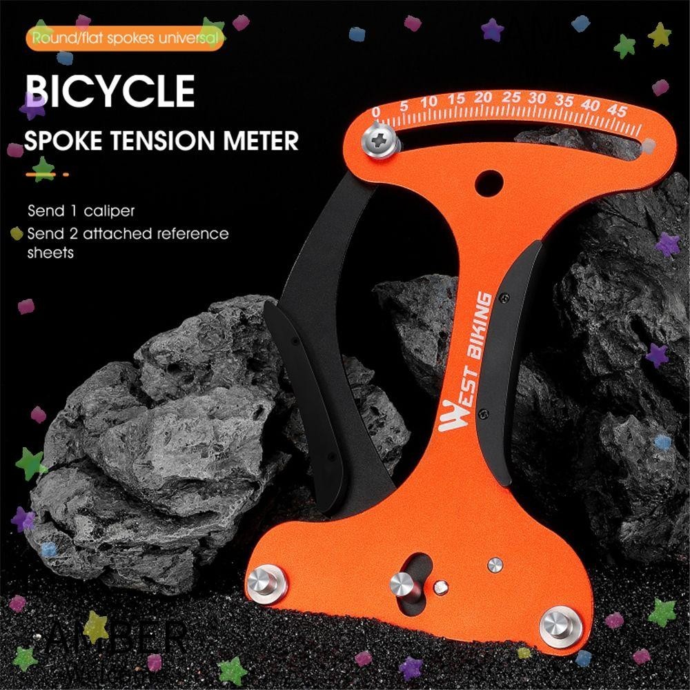 Amber Bike Spoke Tension Meter อลูมิเนียม MTB แก ้ ไขจักรยานล ้ อ ...