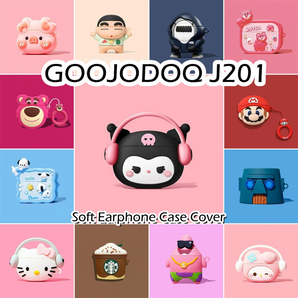 【Case Home 】นําไปใช้กับ GOOJODOQ J201 เคส Case เคสหูฟัง การ์ตูนง่าย ...