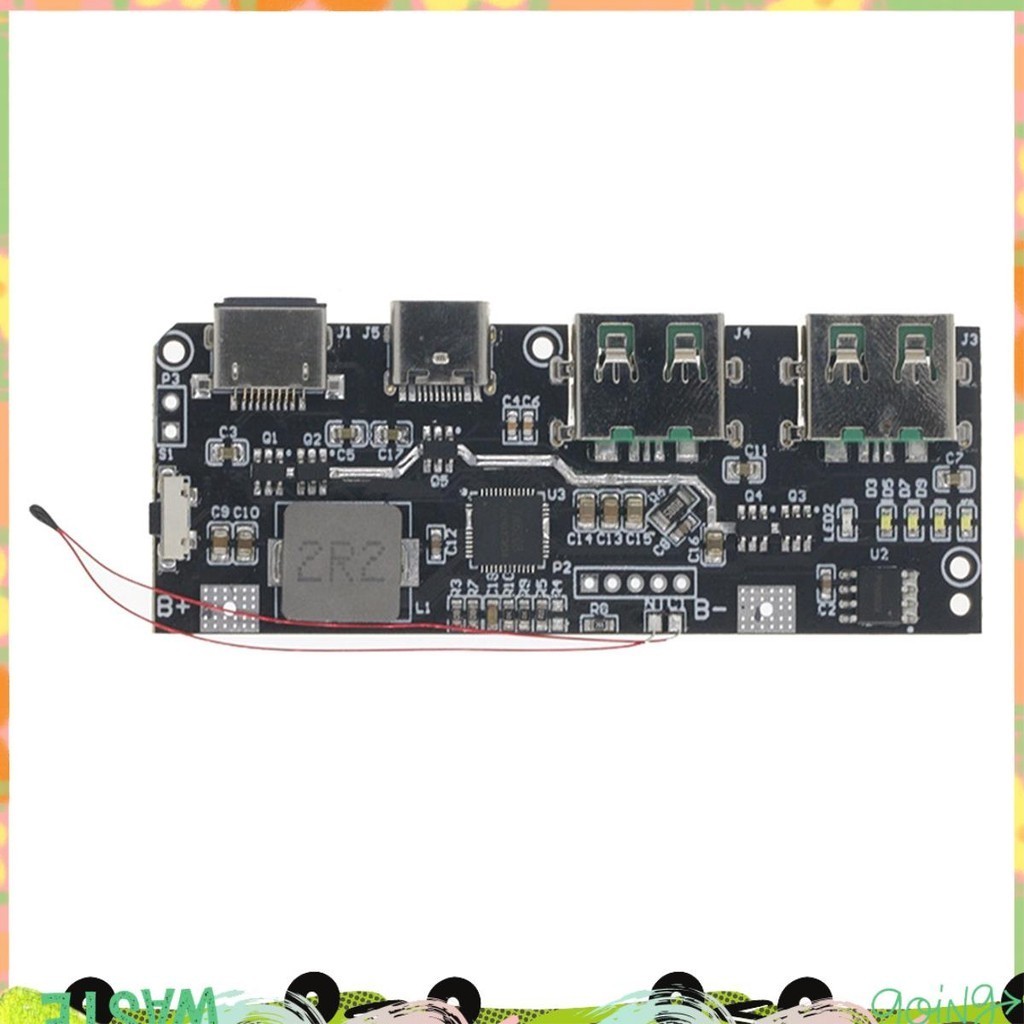 Qc4.0 QC3.0 LED Dual USB 5V 4.5A 22.5W Micro/Type-C USB Mobile Power Bank 18650 โมดูลชาร์จ ...