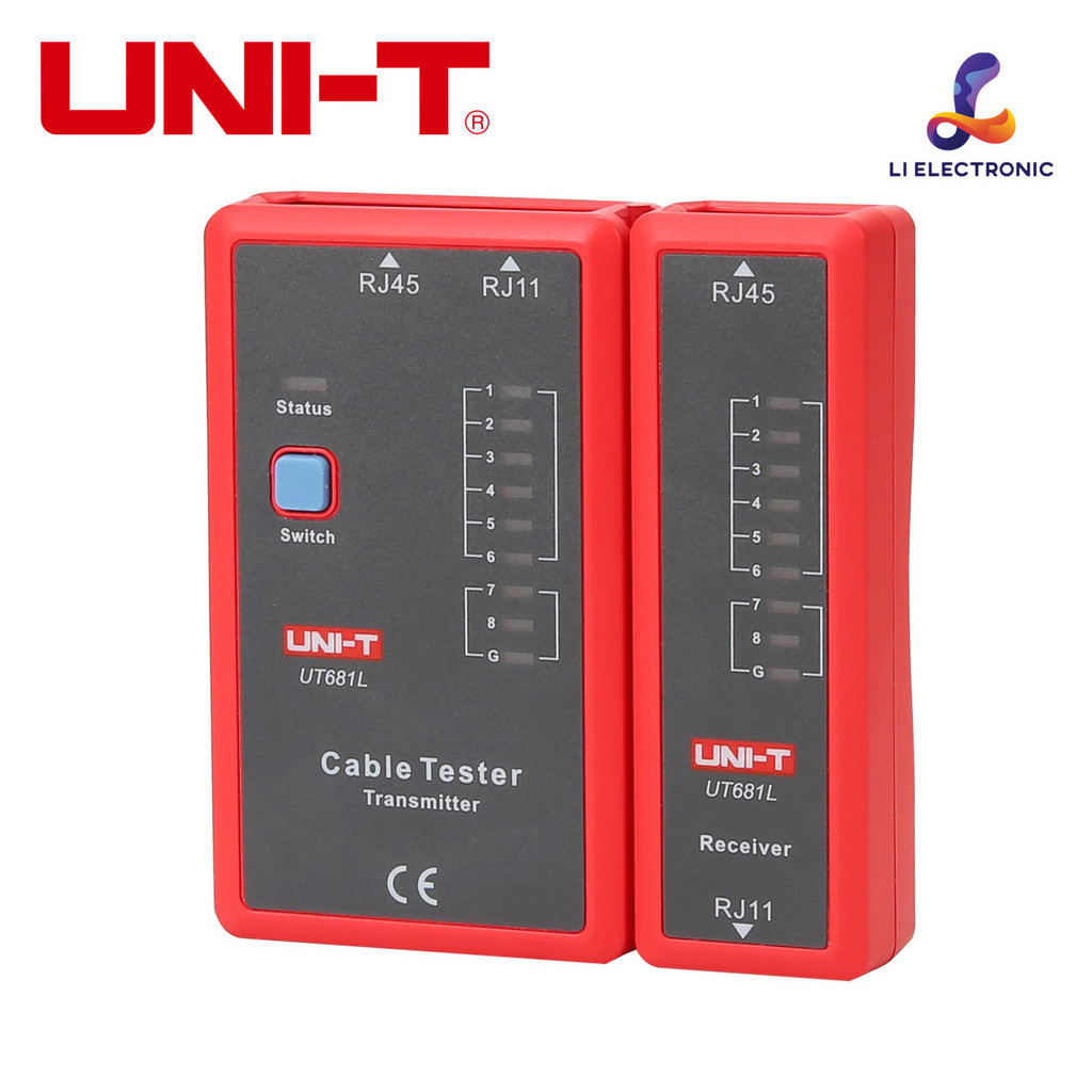 Uni-t UT681L UT681C RJ45 RJ11 BNC สาย LAN Tester สายเคเบิลเครือขายสาย ...