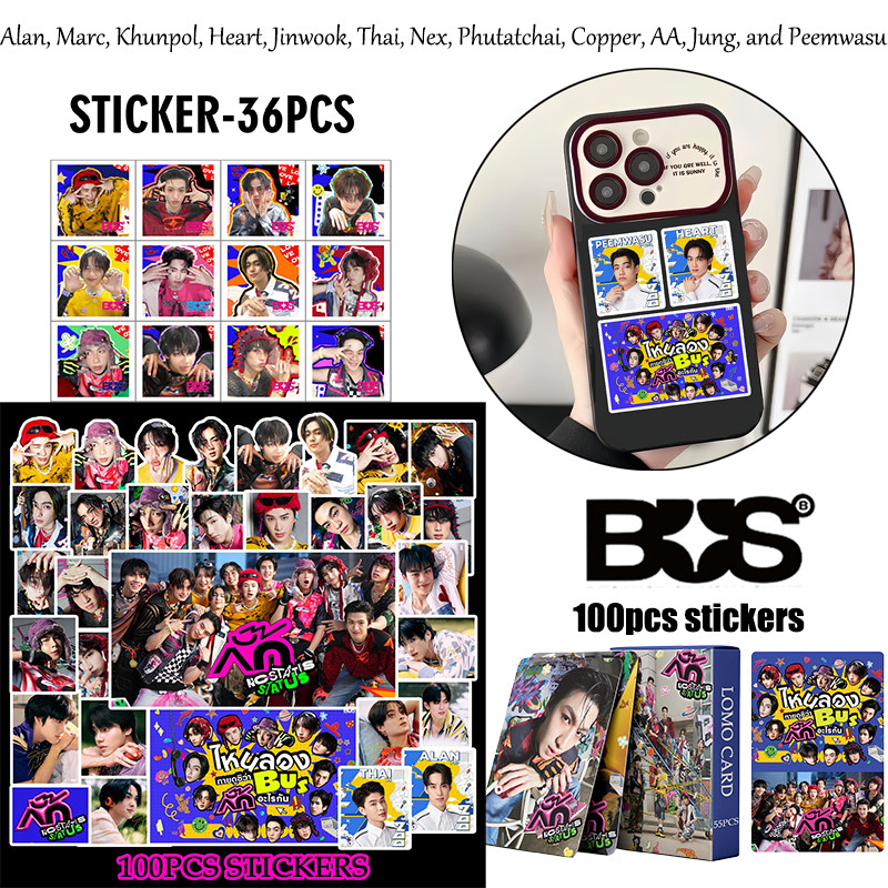 61/100 ชิ้น BUS เพราะคุณ I Shine Holographic Photocard พร้อมสติกเกอร์ ...