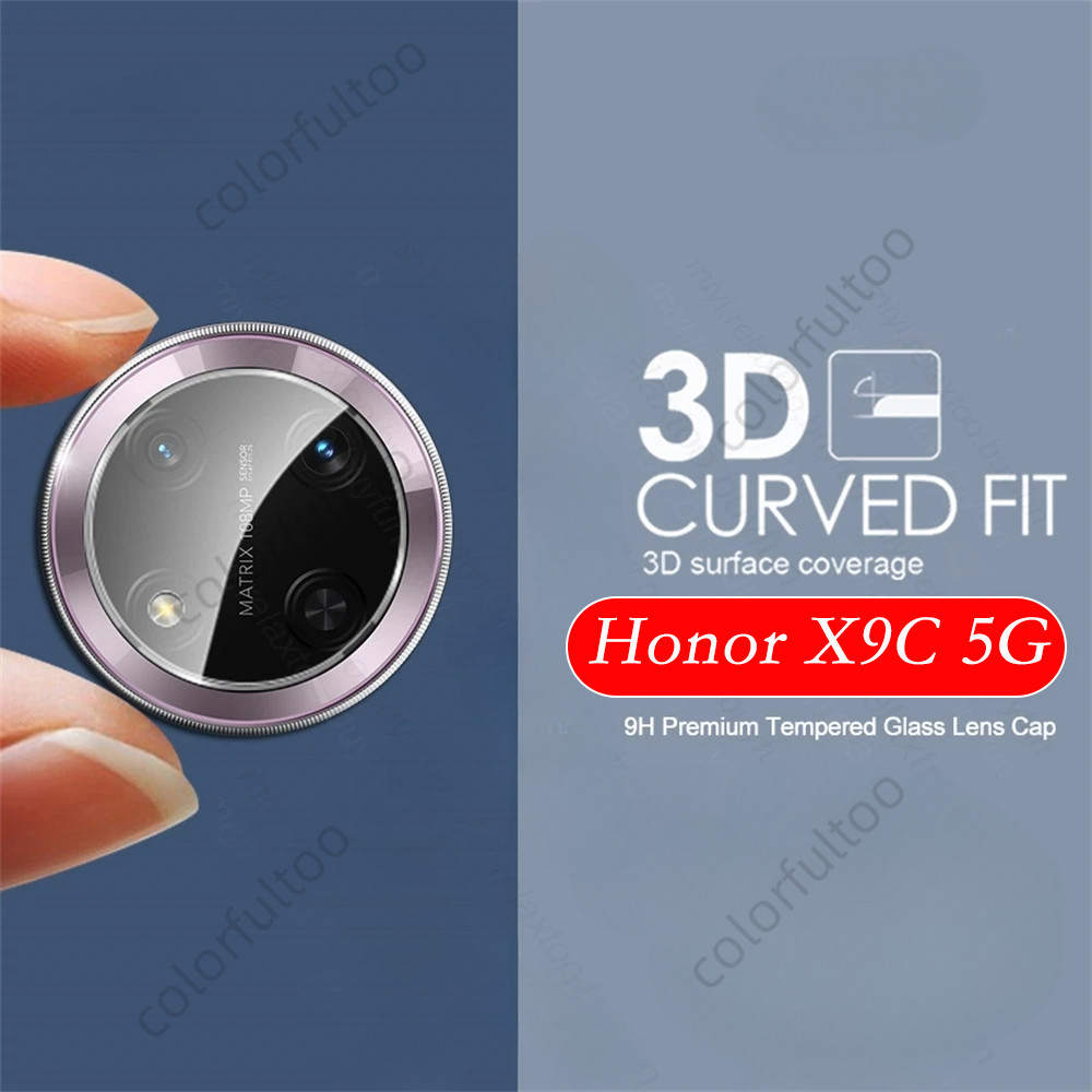 Honor X9C 5G Clear กล้องป้องกันฟิล์มสําหรับ Honor X9C X 9C HonorX9C 5G 3D โค้ง HD คลุมทั้งหมด ...