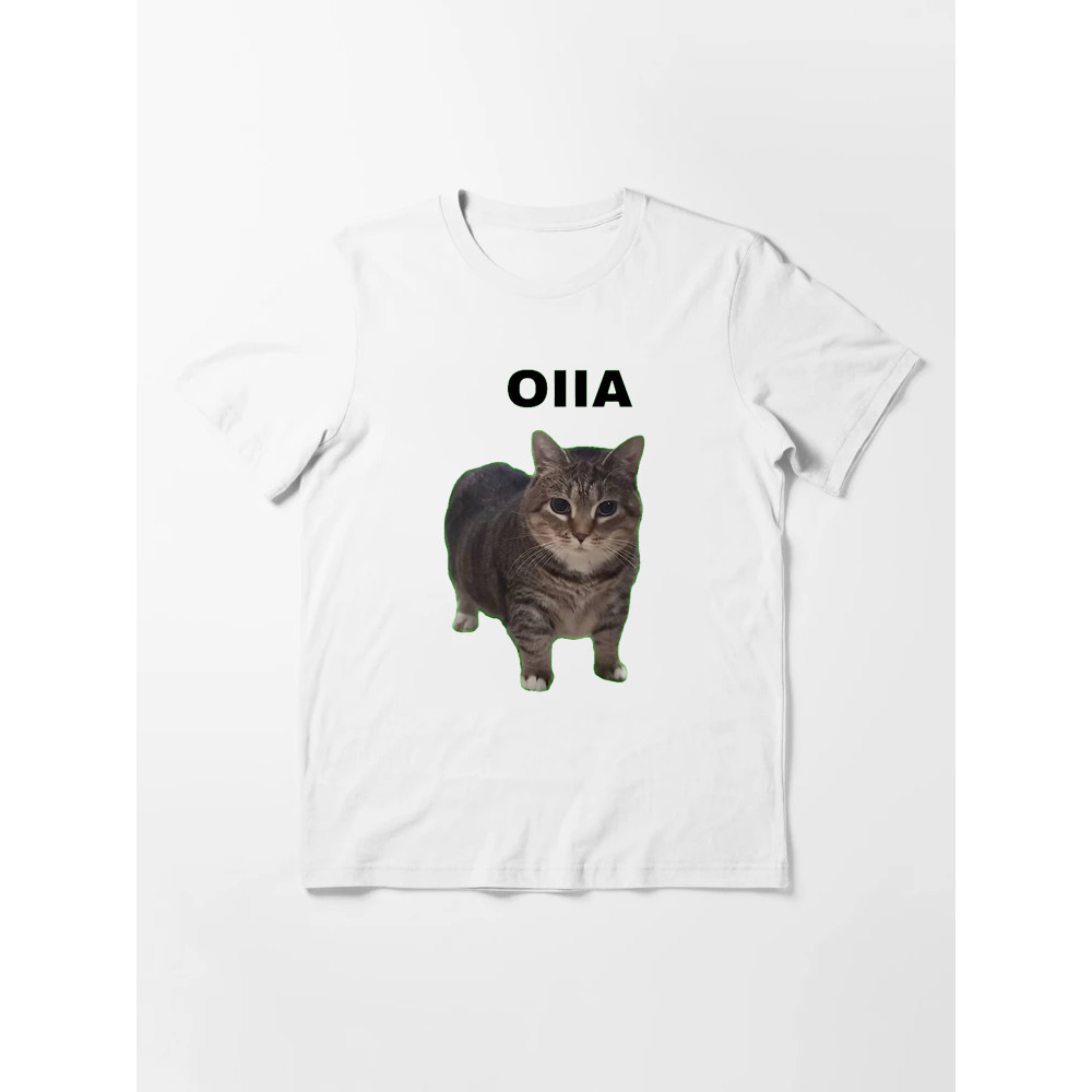 Oiia Cat เสื้อยืดลายแมวสนุกสนาน สไตล์สตรีท | Shopee Thailand