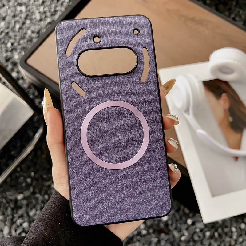 สําหรับไม่มีอะไรโทรศัพท์ 2A 2A 3a 3a Pro กรณีผ้าหรูหราแม่เหล็ก PC Hard ...