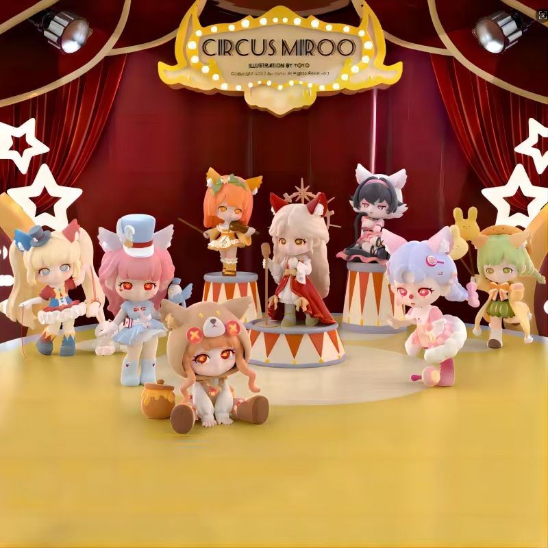 [สุ่ม 1 กล่องเล็ก] Miro Circus Carnival Series สินค้าอนิเมะ ตุ๊กตาตก ...
