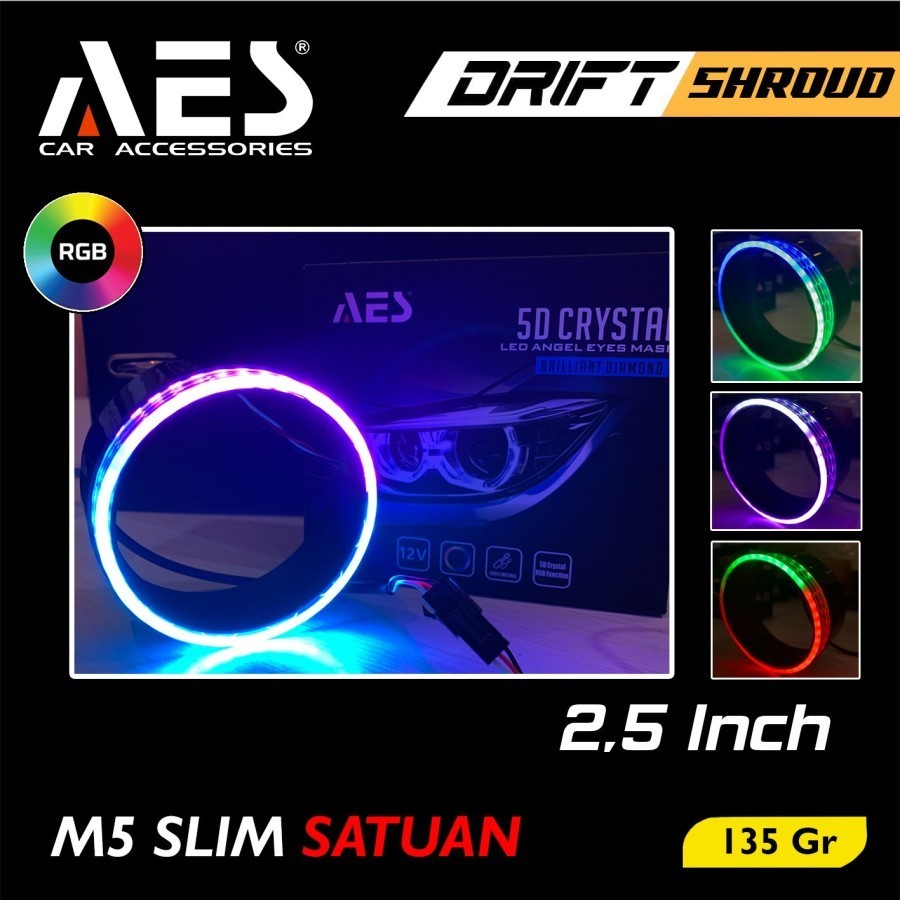 Shroud AES Unit M5 Round RGB DRIFT RGB Striped 2.5 นิ้ว V2 1 ชิ้น (BULLAES 3324) | Shopee Thailand