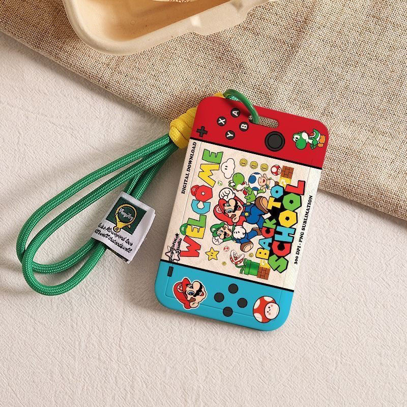 Mario Bus Card Holder Meal Card Case น่ารัก ทนทาน No. 9 ลูกวัวผู้ถือ ...