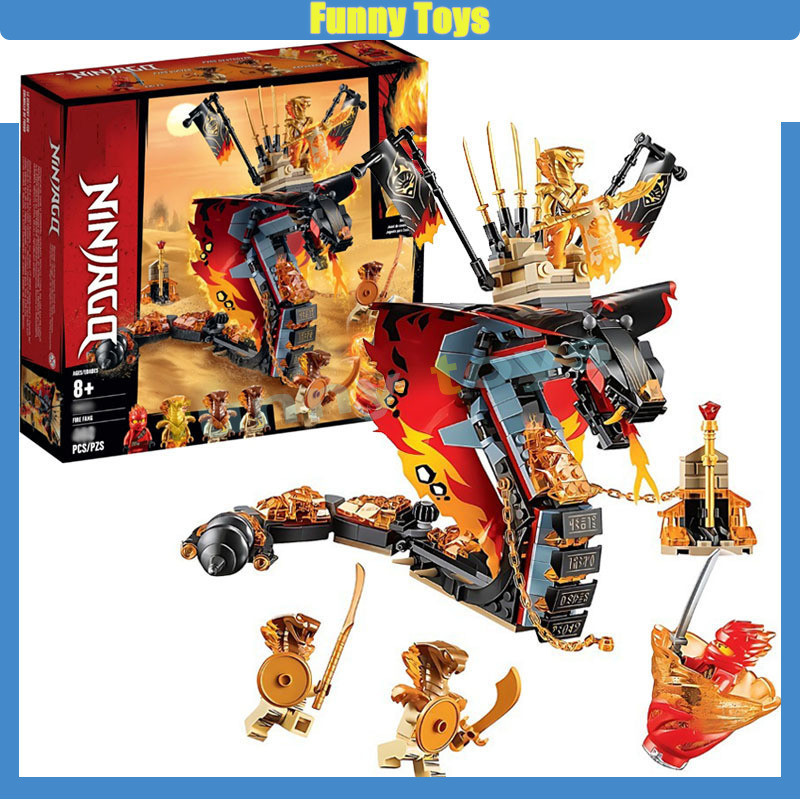 70674 Fire Fang บล็อคตัวต่อ รูปมังกรเปลวไฟ ของเล่นเสริมการเรียนรู้ ...