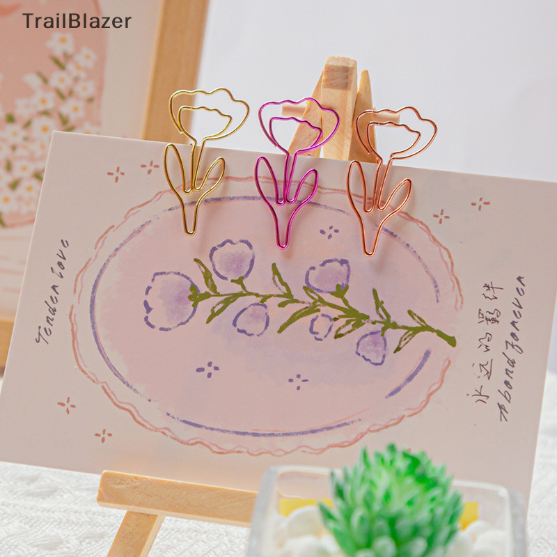 Tbth คลิปหนีบกระดาษ เครื่องเขียน โลหะ รูปดอกไม้ 10 ชิ้น ต่อชุด | Shopee ...