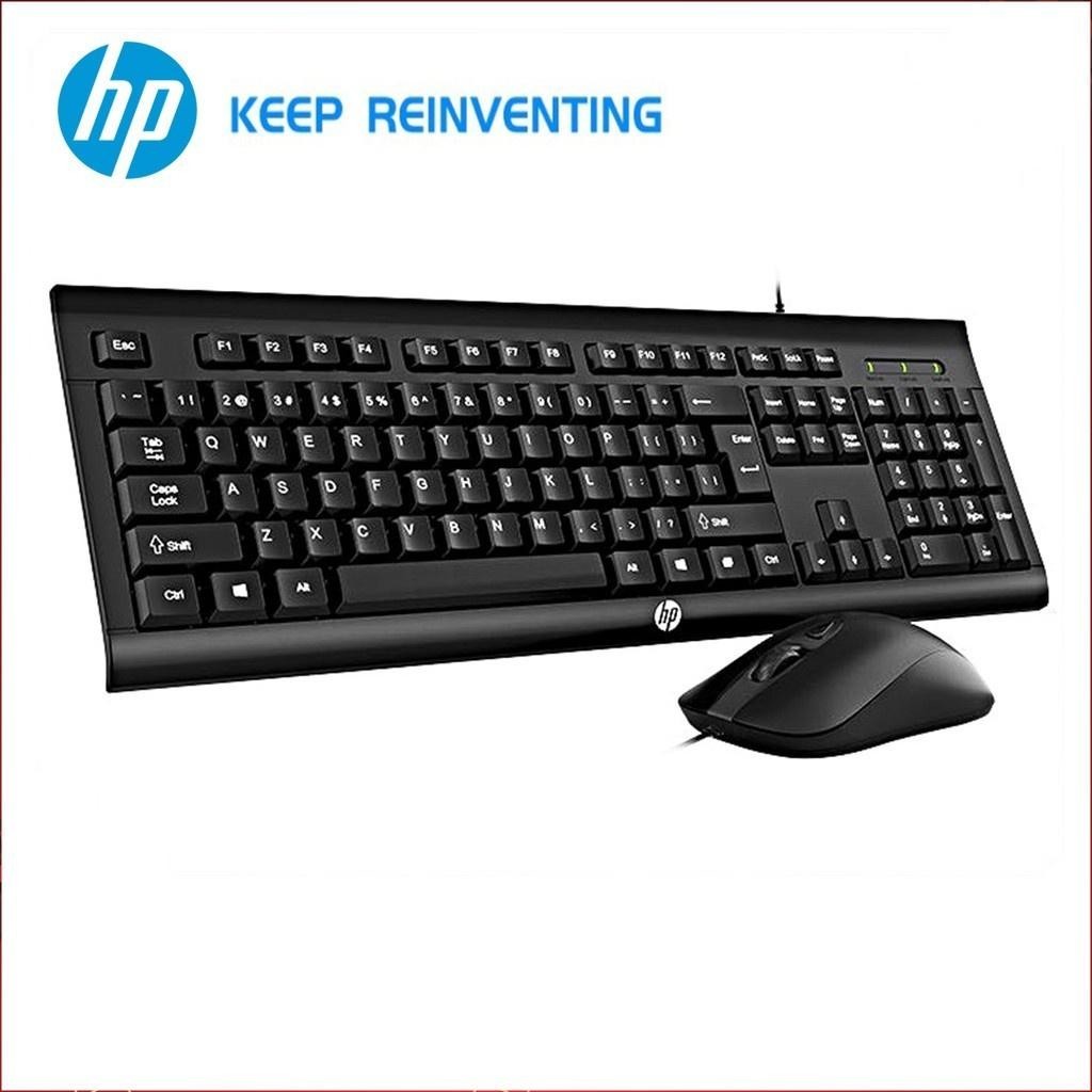 HP-KM 100 Black ชุด mouse keboard HP COMBO SET KEYBOARD AND MOUSE ...