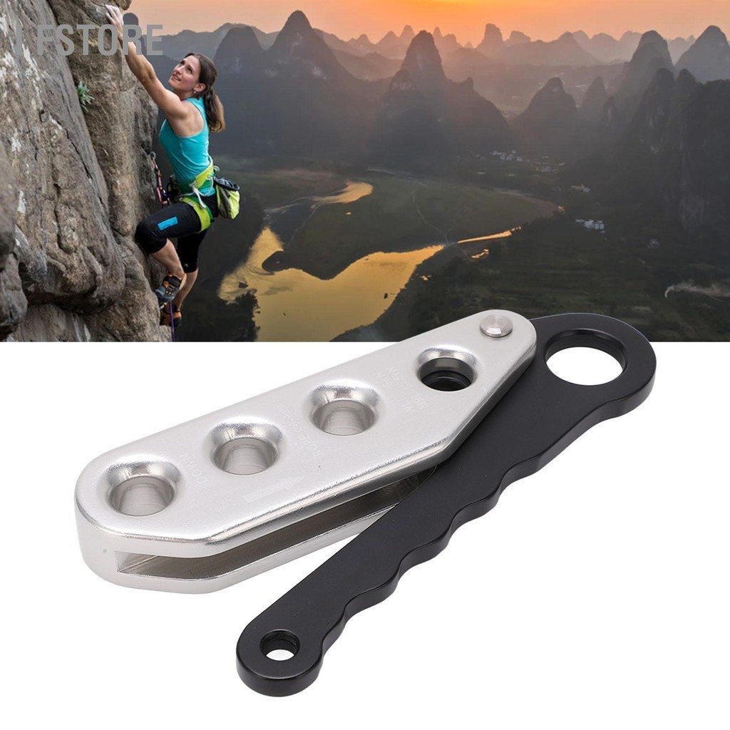 I Fstore Climbing Stop Descender อลูมิเนียมการบินแบบแมนนวลควบคุมตามหลัก ...
