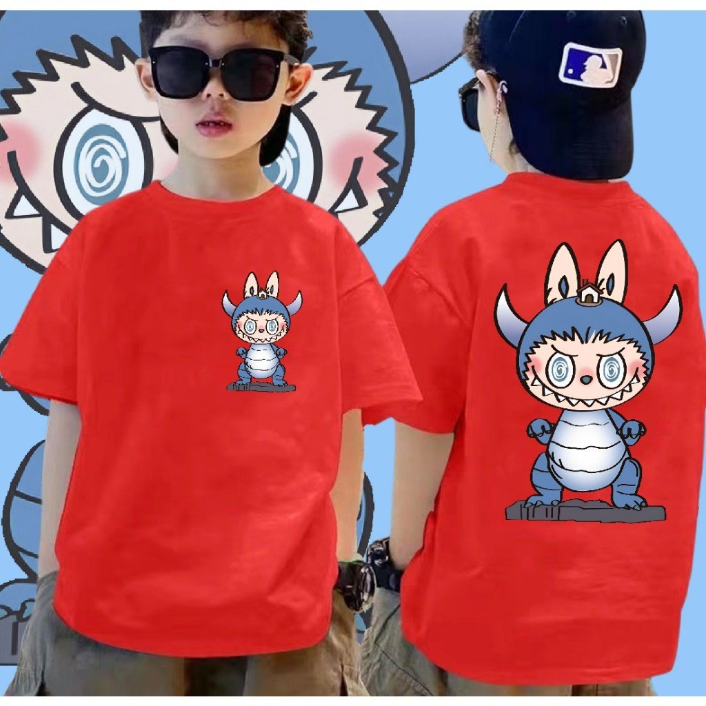 2024 ใหม่ Premium Labubu Labu Boo เสื้อยืดเด็กขนาดใหญ่แฟชั่นอินเทรนด์ ...