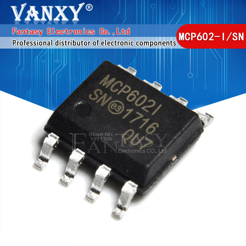 10pcs MCP602 SOP MCP602I SOP-8 MCP602-I/SN SOP8 ส่วนประกอบอิเล็กทรอนิกส์ | Shopee Thailand