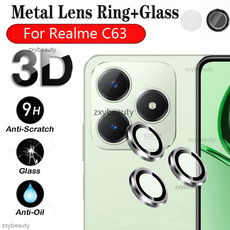 Realme C63 C61 2024 NFC 4Gกล้องเลนส์Protectorแก้วสําหรับRealmeC63 ...
