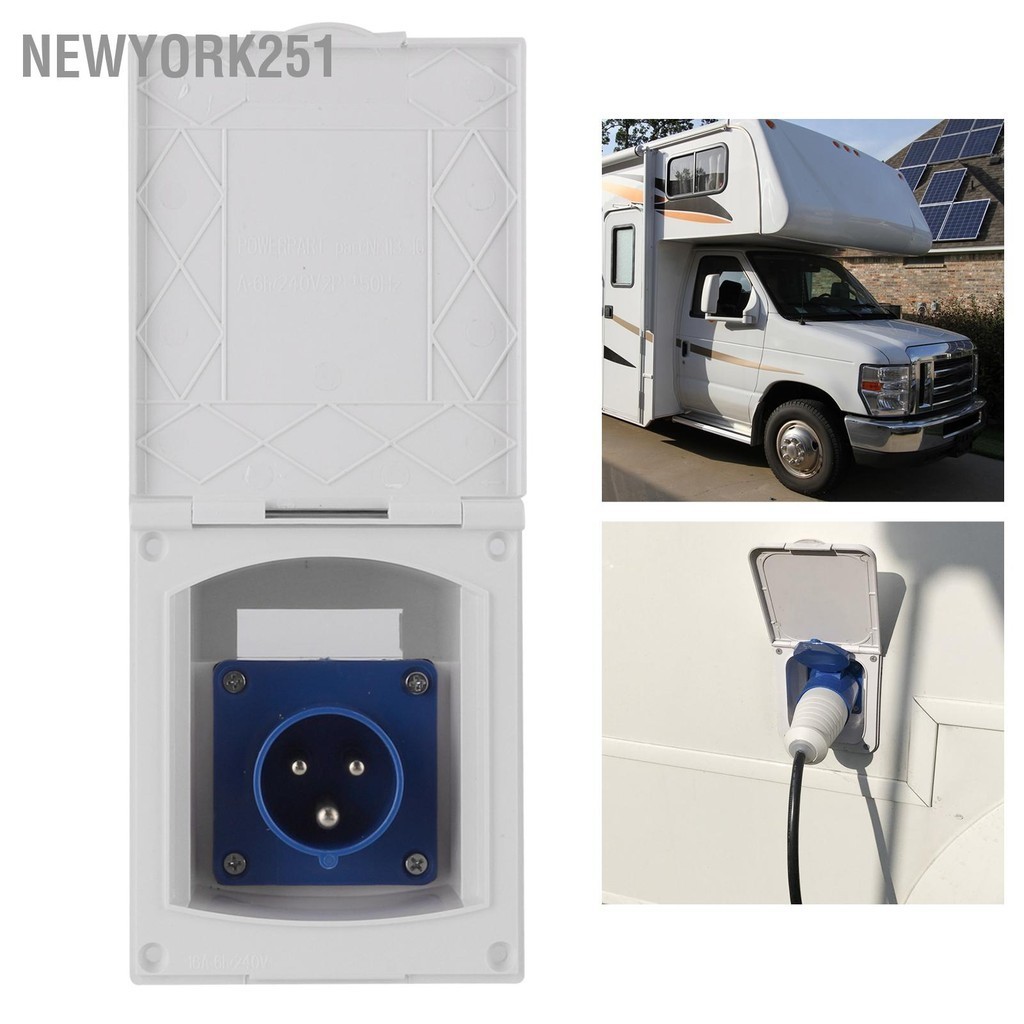 Newyork251 16A 220V-240V กันน้ำ Power Outlet ภายนอก 3Pin Flush หญิง ...