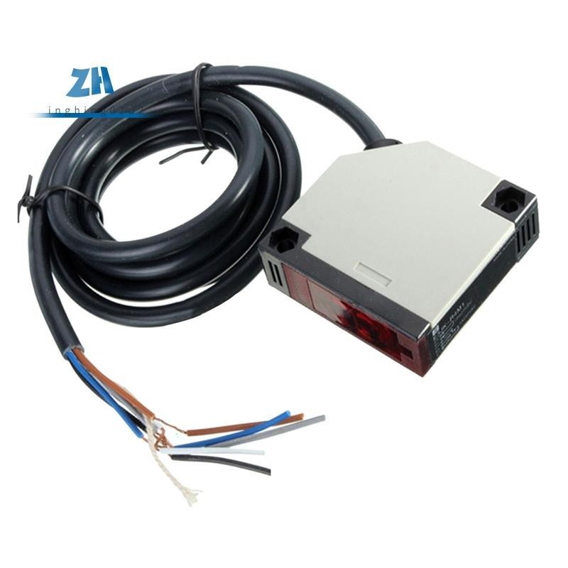 สวิตช์เซ็นเซอร์ Photoelectric Reflection DC12-24V 3A E3JK-R4M1 พร้อมสก ...
