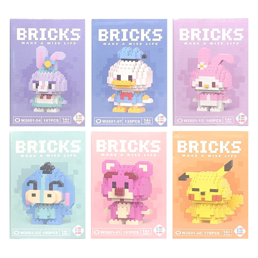 Block W2601 Bricks Building Disney Duffy Sanrio ชุดตัวต่อจิ๋ว บล๊อคจิ๋ว ...