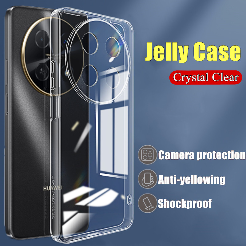 สําหรับ Huawei Nova 13i CTR-L91 ป้องกันกล้องซิลิโคนโปร่งใสนุ่ม ...