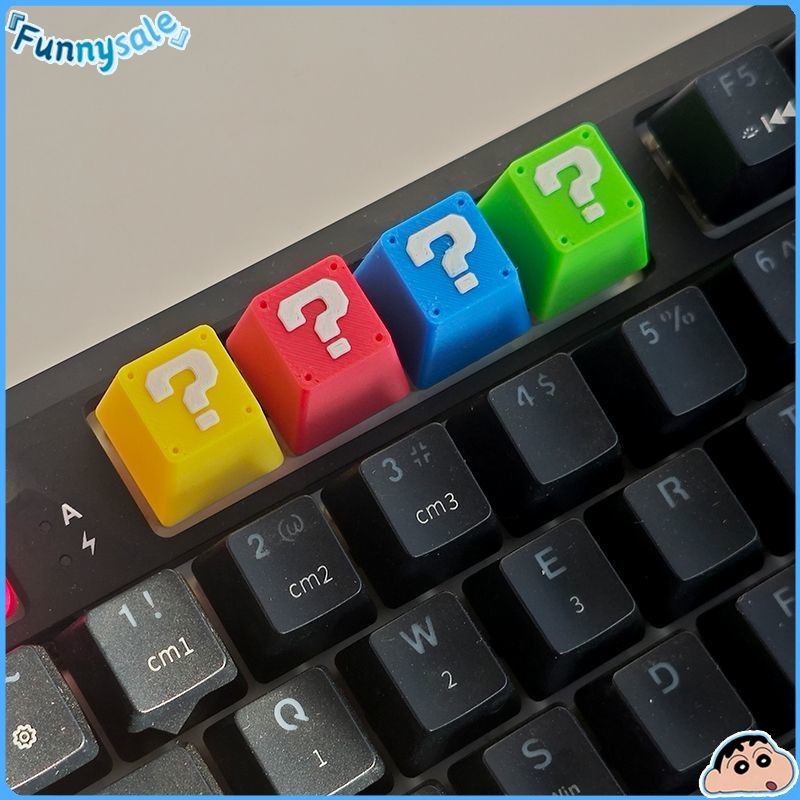 ปุ่มกด Super Mario ESC – โปรไฟล์ R4, ธีมบล็อกคําถามสีเหลือง, ปุ่มกด ...