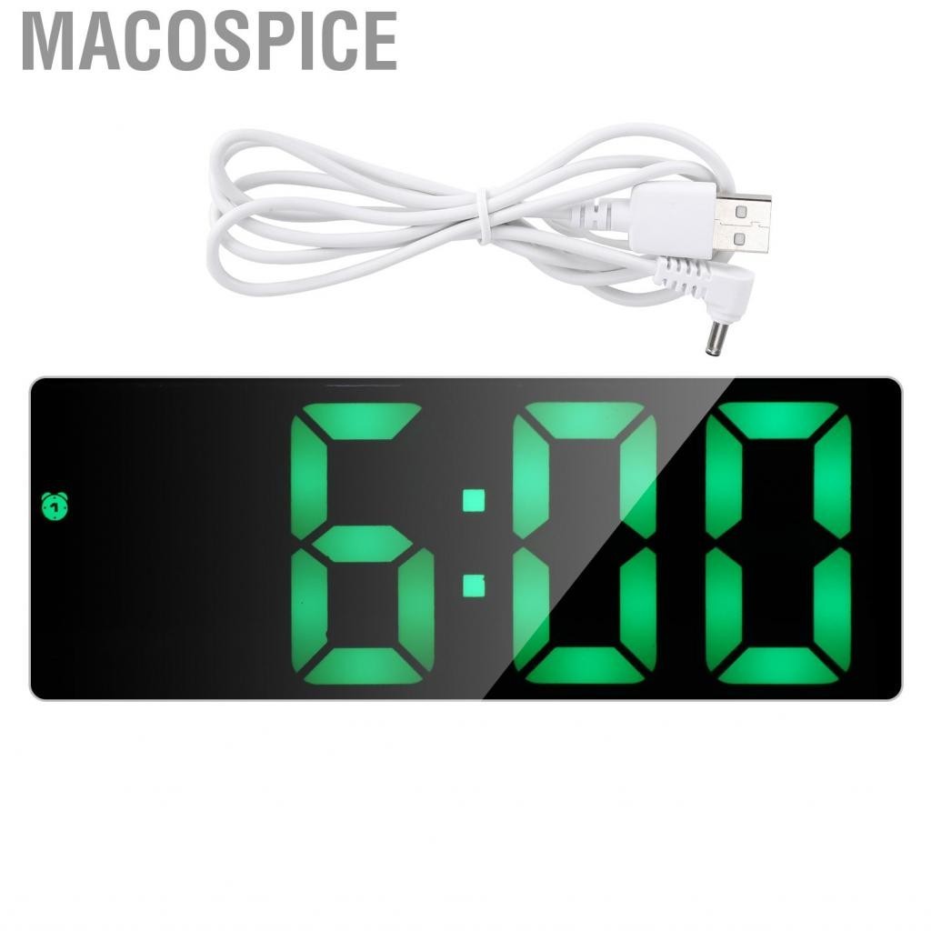Macospice Digital Wall Clock Large Number Display Electronic LED ...