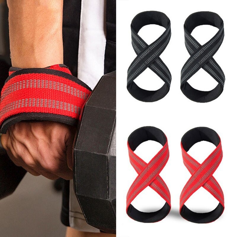 LUC Figure 8 Weight Lifting Straps DeadLift Strap for Powerlifting ...