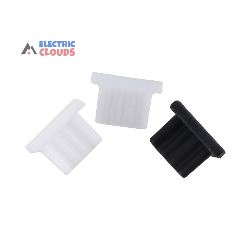เมฆไฟฟ้า 10 ชิ้น Universal Micro-USB ปลั๊กฝุ่น Charger Port Cover Cap ...