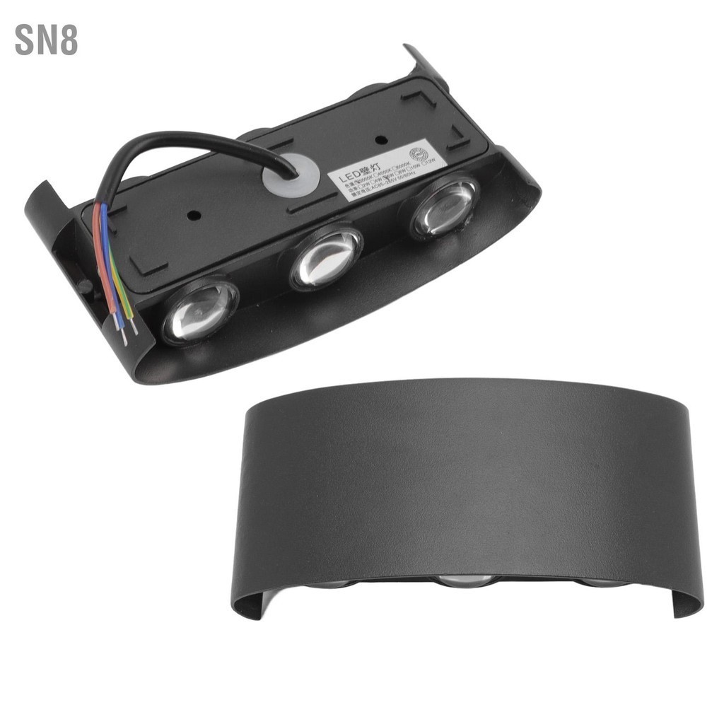 SN8 โคมไฟติดผนัง LED ในร่มกันน้ำ 3000K แสงสีขาวนวลโคมไฟติดผนังสำหรับ ...