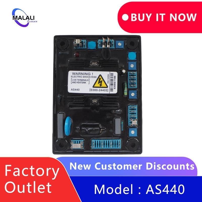 【สต๊อกสินค้าในกรุงเทพฯ】AS440 AVR เครื่องควบคุมแรงดันไฟฟ้าอัตโนมัติ ...