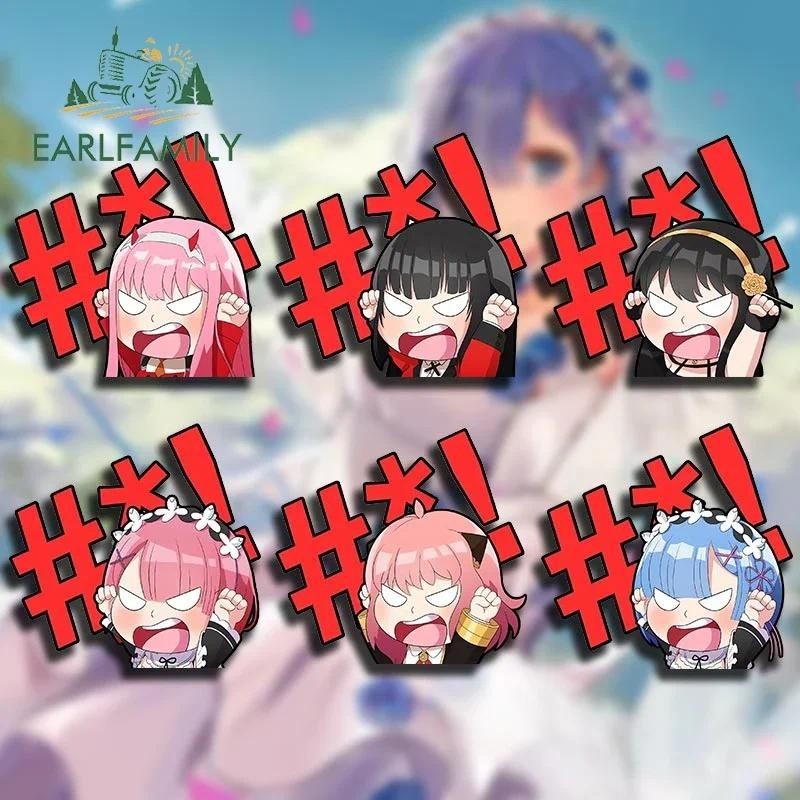 Earlfamily 13 ซม.สําหรับ Zero Two Rem Ram Anya Jabami Yumeko Yor Angry ...