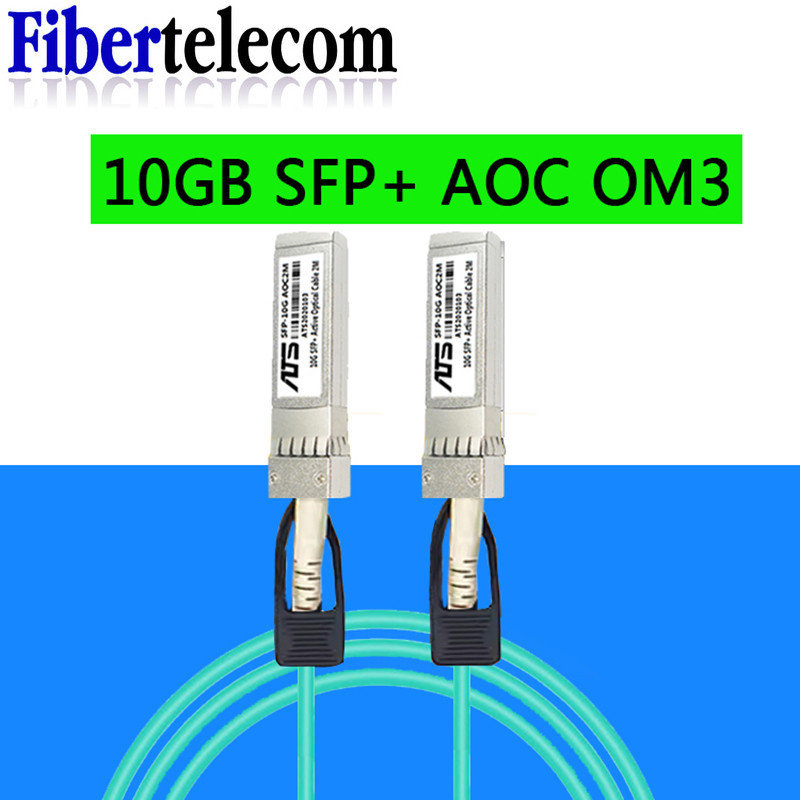 10g SFP+ AOC Cable OM3 10G BASE Active Optical SFP Cable ความเร็วสูง ...