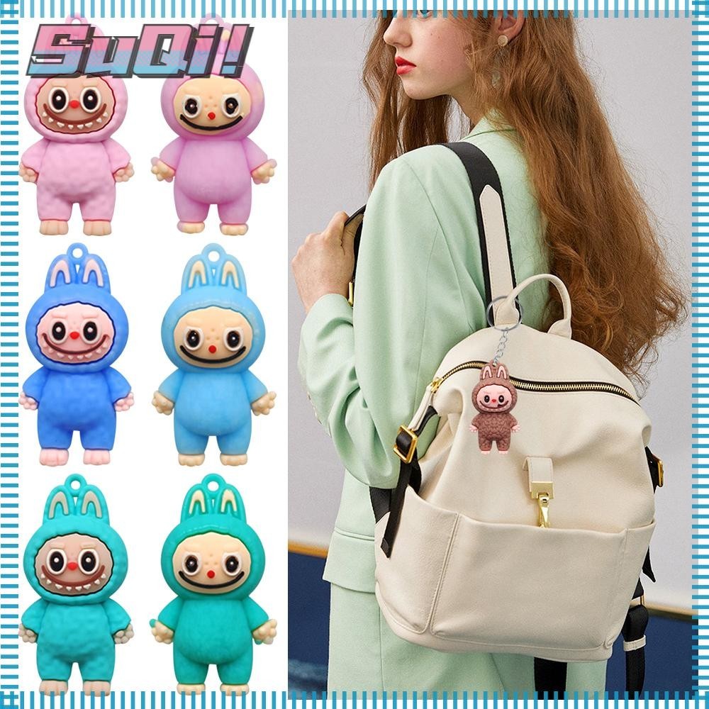 Suqi Labubu กระเป ๋ าจี ้ DIY PVC Labubu KeyChain, ของขวัญวันเกิดการ ์ ...
