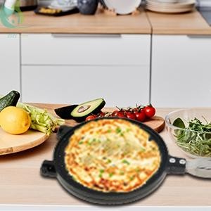 Tortilla Press Pan Non-Stick แป ้ ง Tortilla กด Bakelite Handle Heavy ...