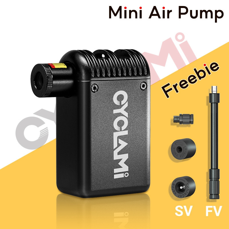 Cyclami A2 MINI 100PSI แบบพกพาจักรยานชาร์จปั๊มลมไฟฟ้าคอมเพรสเซอร์ Inflator ยางสําหรับจักรยานปั๊ม ...