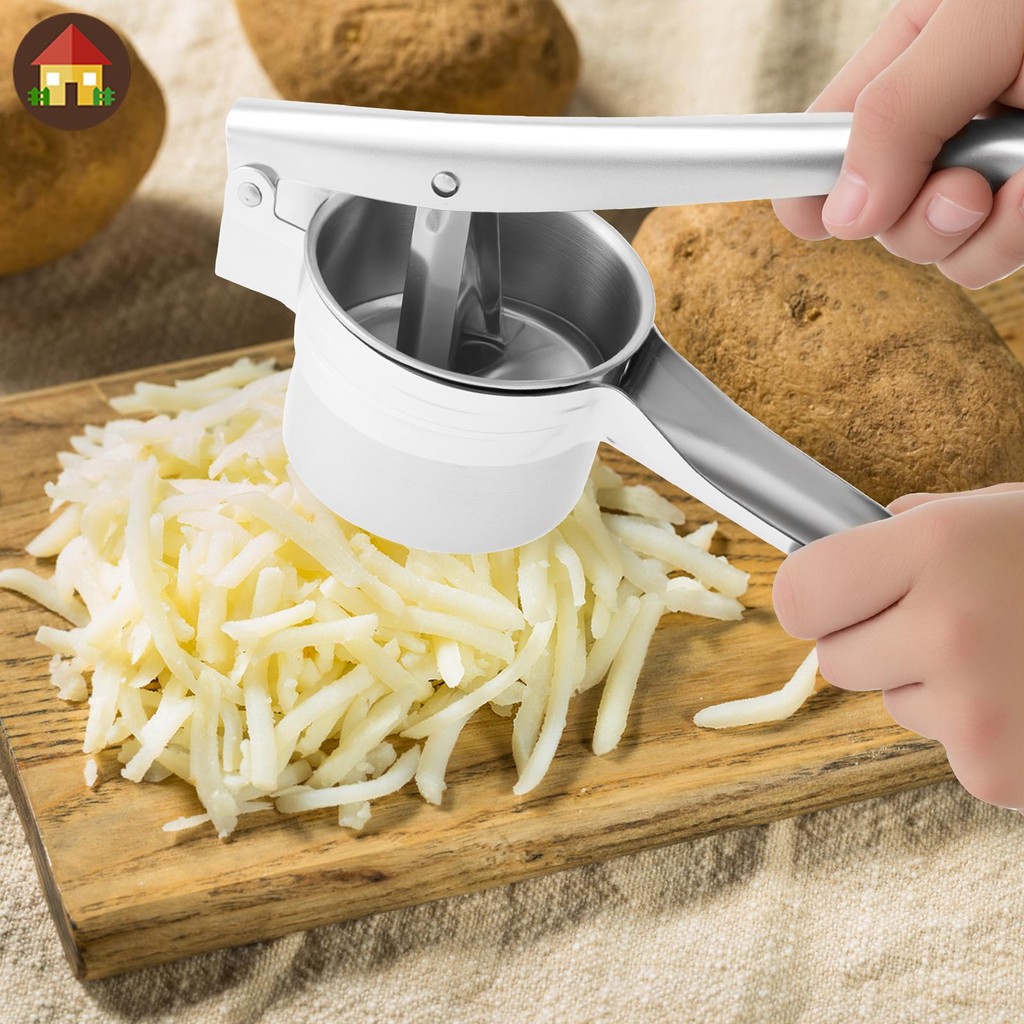 Potato Ricer Stainless Steel Potato Masher Manual Mashed Potato Ricer ...