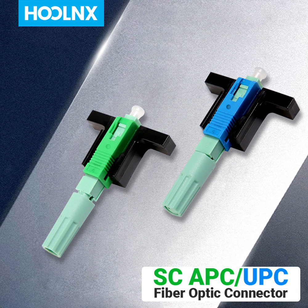 Hoolnx ใหม่ SC APC UPC Fiber Optic Connector 60 มม.FTTH Optical Fast ...