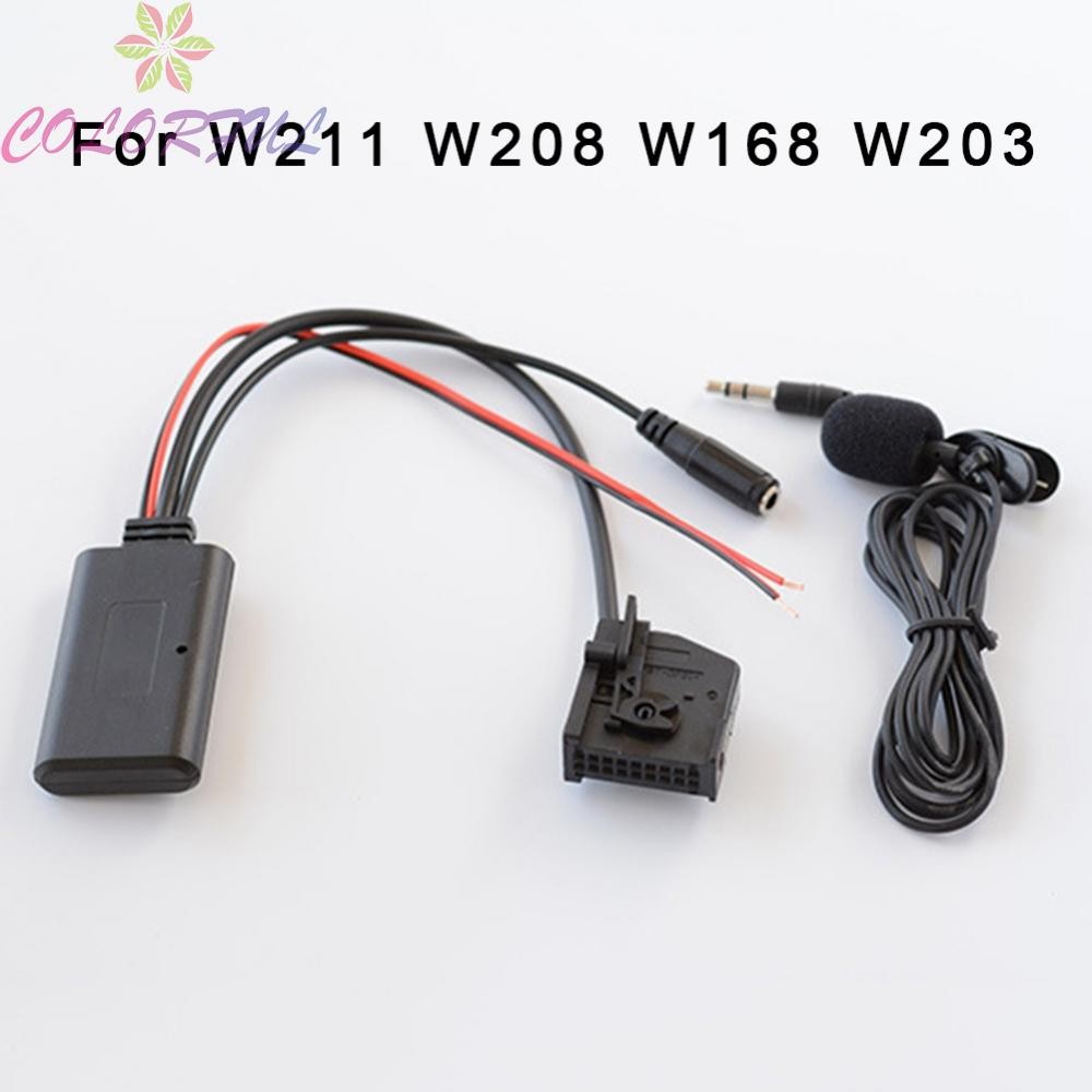 อะแดปเตอร์ AUX สาย AUX 150 ซม. สําหรับ Mercedes AC CLK Class 12V บลูทูธ ...