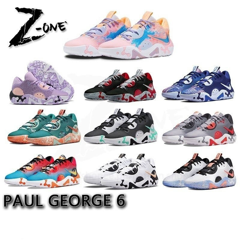 รองเท้าบาสเก็ตบอล Paul George PG 6 คุณภาพ OEM สำหรับผู้ชายพร้อมกล่อง ...