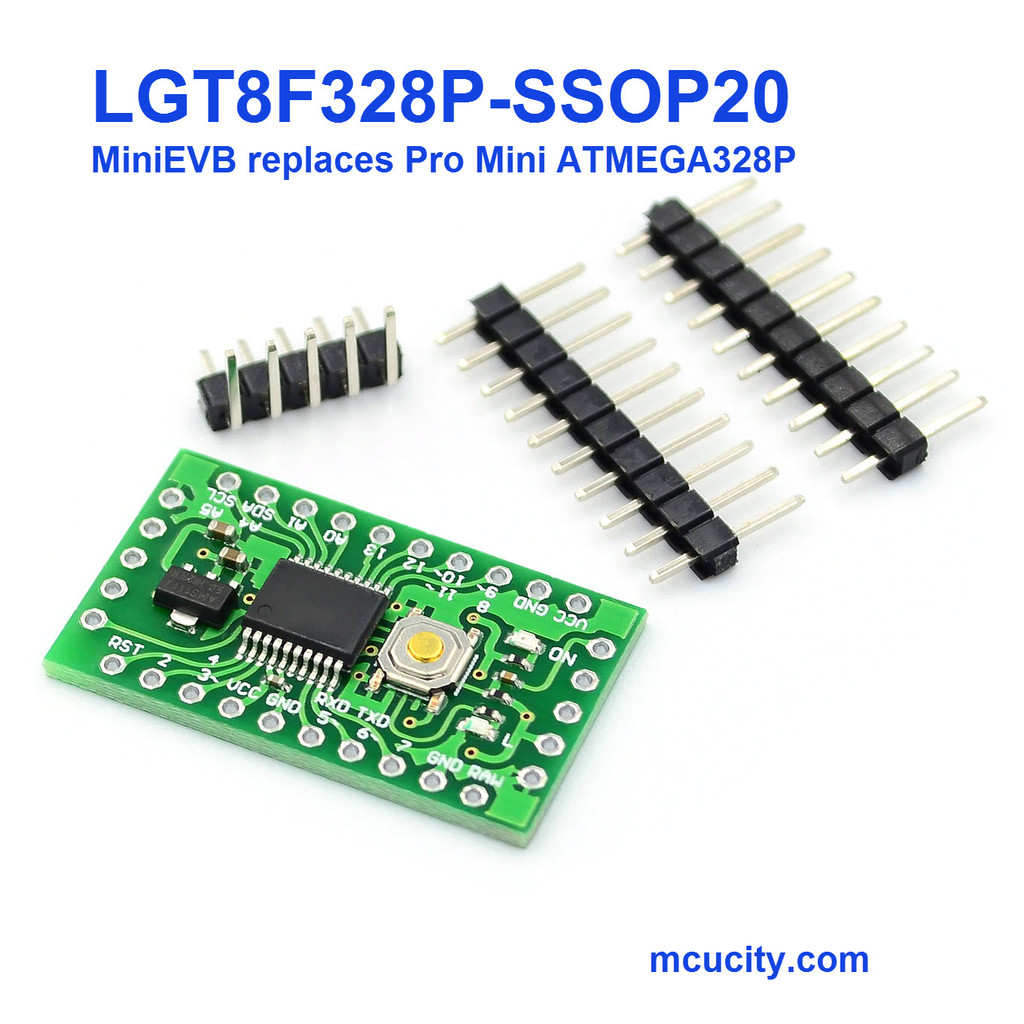 LGT8F328P-SSOP20 MiniEVB Replacement Pro Mini ATMEGA328P | Shopee Thailand
