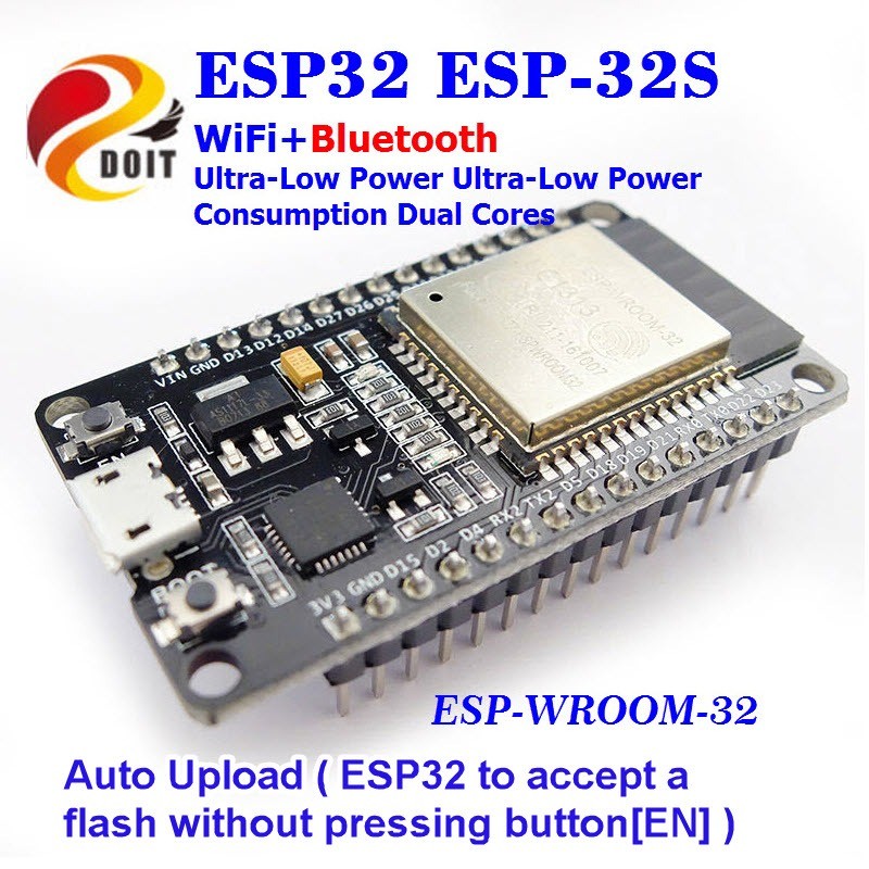 ESP32 (Auto upload) WiFi+Bluetooth ESP-32 ESP-32S ESP32 | Shopee Thailand