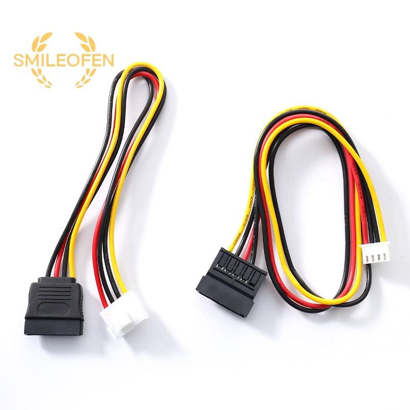 [Smileofen] Sata 15 Pin Female To 4 Pin Female FDD Floppy Adapter Hard ...